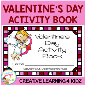 valentine's day activity book