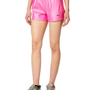 PUMA Women's Train Shimmer 4" Shorts, Luminous Pink, XL