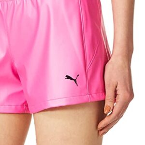 PUMA Women's Train Shimmer 4" Shorts, Luminous Pink, XL