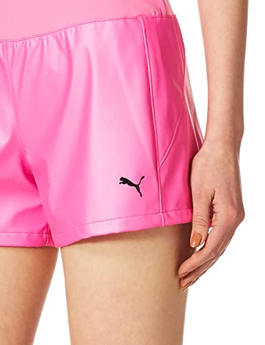 PUMA Women's Train Shimmer 4" Shorts, Luminous Pink, XL