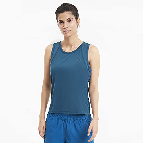 PUMA Women's Train Favorite Racerback Tank, Digi-Blue, L