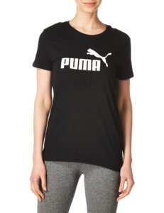 puma women's plus size essentials tee, cotton black, 3x