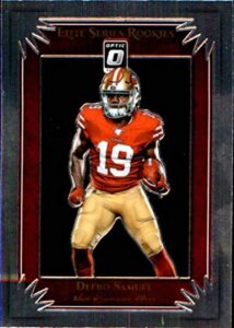 2019 donruss optic rookie elite series #17 deebo samuel san francisco 49ers rc rookie nfl football trading card