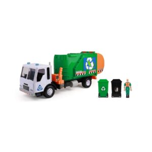 Mighty Fleet Titans 24" Garbage Truck - Huge Realistic Toy Garbage Truck with Lights & Sounds & Working Trash Collector, Batteries Incl, Ages 3+