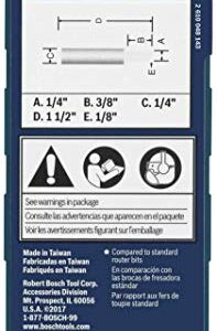 Bosch 85283MC 1/4 In. x 25/64 In. Solid Carbide Veining Router Bit