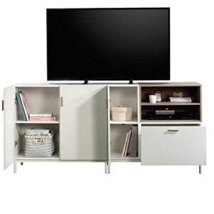 Sauder Anda Norr Credenza, for TVs up to 60", White Finish