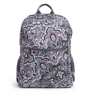 vera bradley women's recycled lighten up reactive grand backpack, bonbon medallion, one size