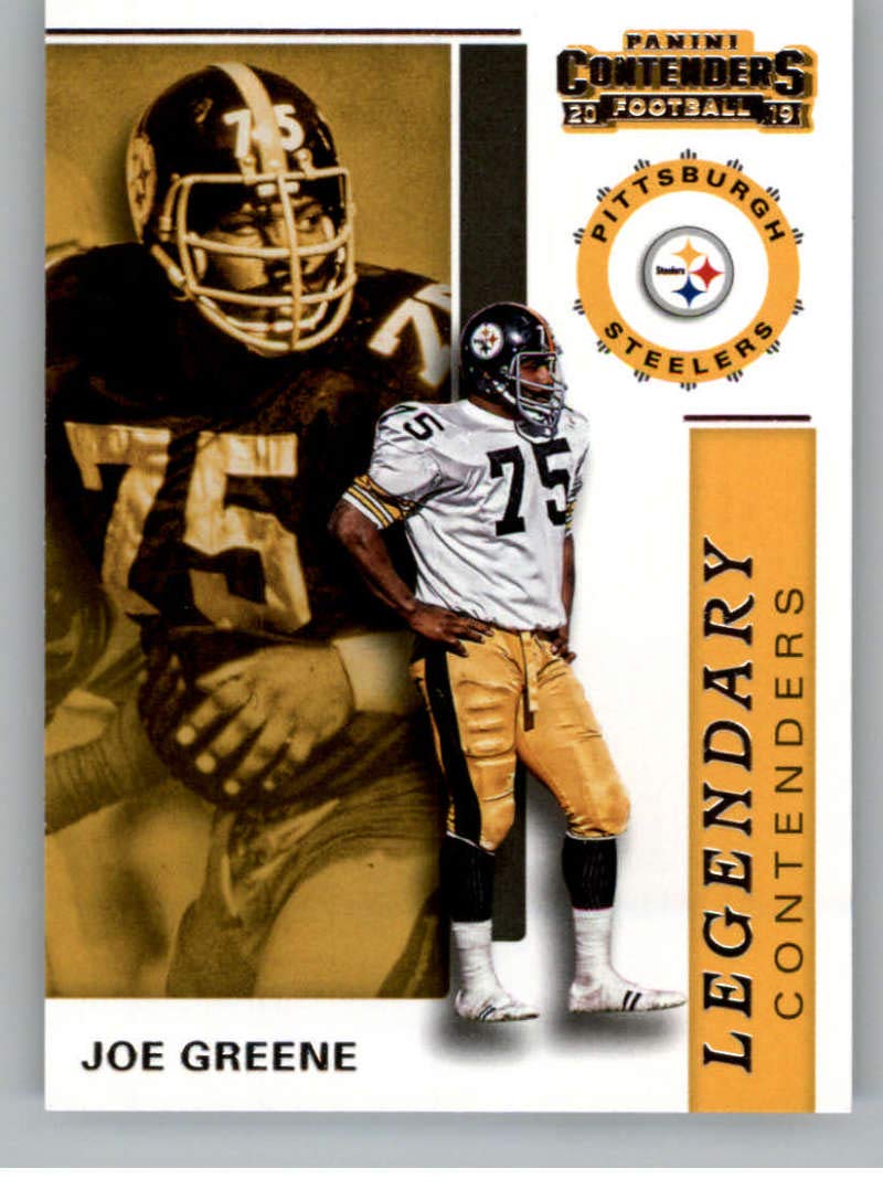 2019 Panini Contenders Legendary Contenders #LC-JG Joe Greene Pittsburgh Steelers Football Card