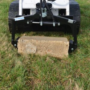 Titan Attachments Mini Skid Steer Hardscape Grapple Claw, Move Hardscape Material, Brick Stacks, Concrete Pavers, Blocks, Boulders, Logs, Grapple Forestry Claw, Toro Dingo Style Hookup