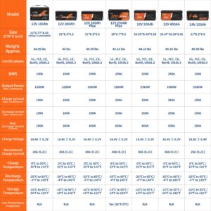 LiTime 12V 100Ah LiFePO4 Battery BCI Group 31 Lithium Battery Built-in 100A BMS, Up to 15000 Deep Cycles, Perfect for RV, Marine, Home Energy Storage