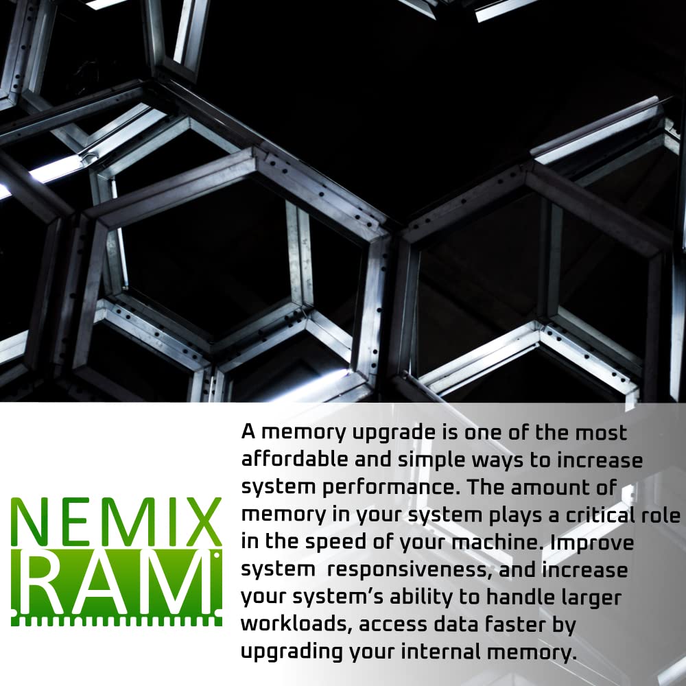 64GB 2x32GB DDR4-3200 PC4-25600 2Rx8 ECC Unbuffered Server Memory by NEMIX RAM