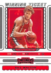 2019-20 panini contenders winning ticket #16 bill walton portland trail blazers nba basketball trading card