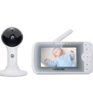 Motorola LUX64 by Hubble Connected Video Baby Monitor – 4.3" Parent Unit and 1080p Wi-Fi Viewing for Baby, Elderly, Pet - 2-Way Audio, Night Vision, Digital Zoom, Hubble App