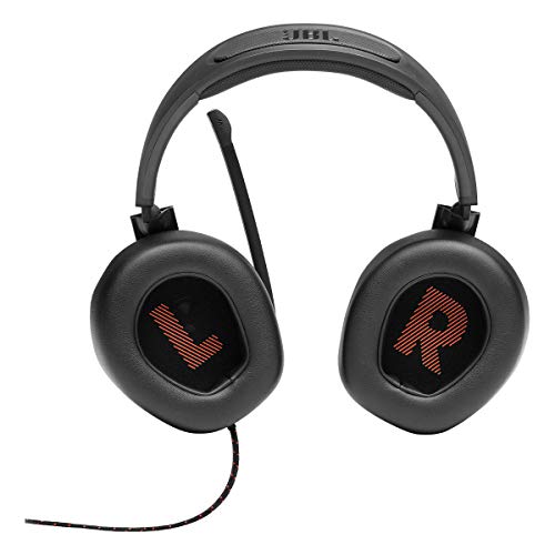 JBL Quantum 300 - Wired Over-Ear Gaming Headphones with JBL Quantum Engine Software - Black, Large