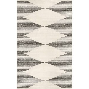 nuLOOM Romina Diamond Stripes Area Rug, 8x10, Grey