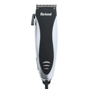 Xtreme Digital Lifestyle Accessories Barbasol Professional Hair Clipper Kit with Stainless Steel Blades, 4 Guide Combs, Adjustable Taper and Travel Bag