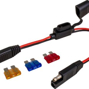 Sea-Lect Designs SAE 14 AWG Power Cable Inline Fuse Holder