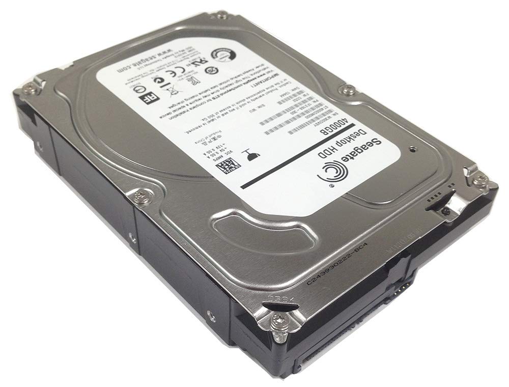 Seagate ST4000DM000 Desktop Hdd 4TB Sata 6GB/s Ncq 64MB Cache 3.5in Internal Bare Drive (Renewed)