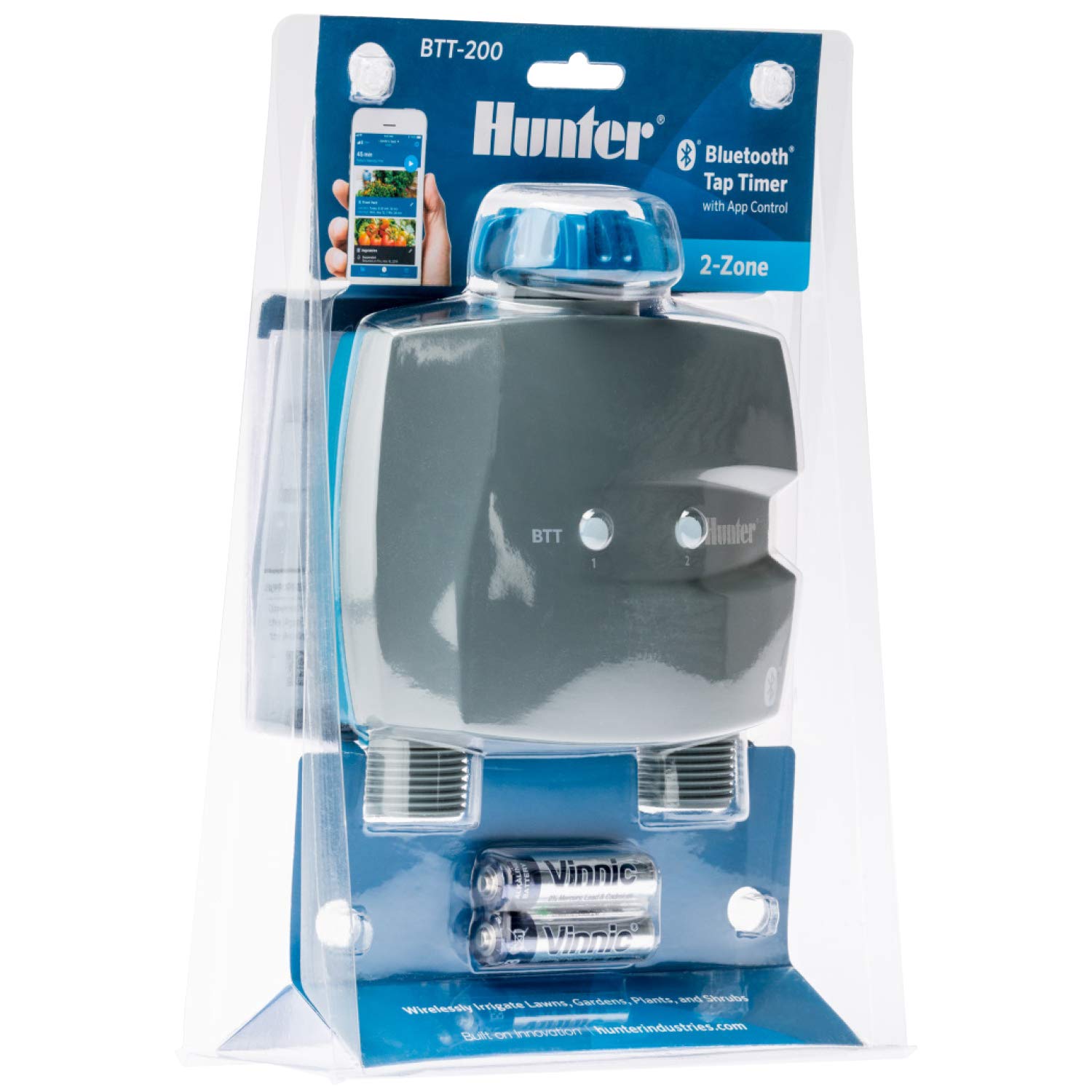 Hunter BTT 2-Zone Tap Timer Gray