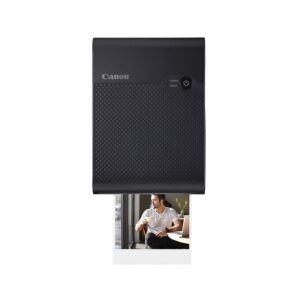 Canon SELPHY QX10 Portable Square Photo Printer for iPhone or Android, Black