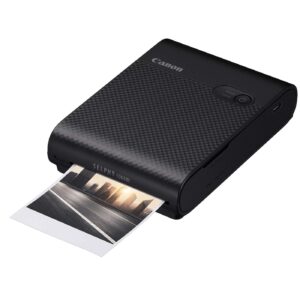 Canon SELPHY QX10 Portable Square Photo Printer for iPhone or Android, Black