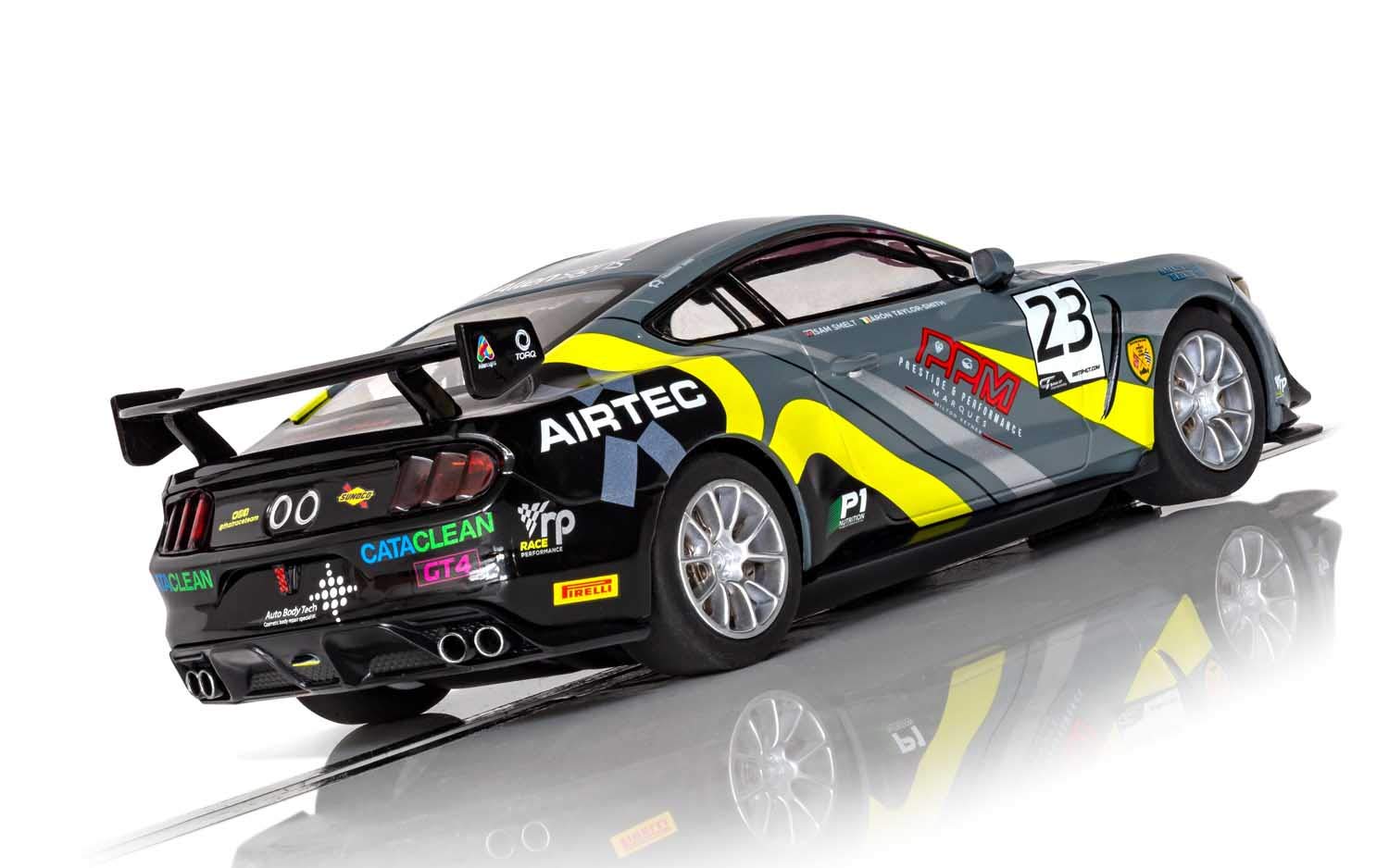 Scalextric Ford Mustang GT4 British GT 2019 1:32 Slot Car C4182