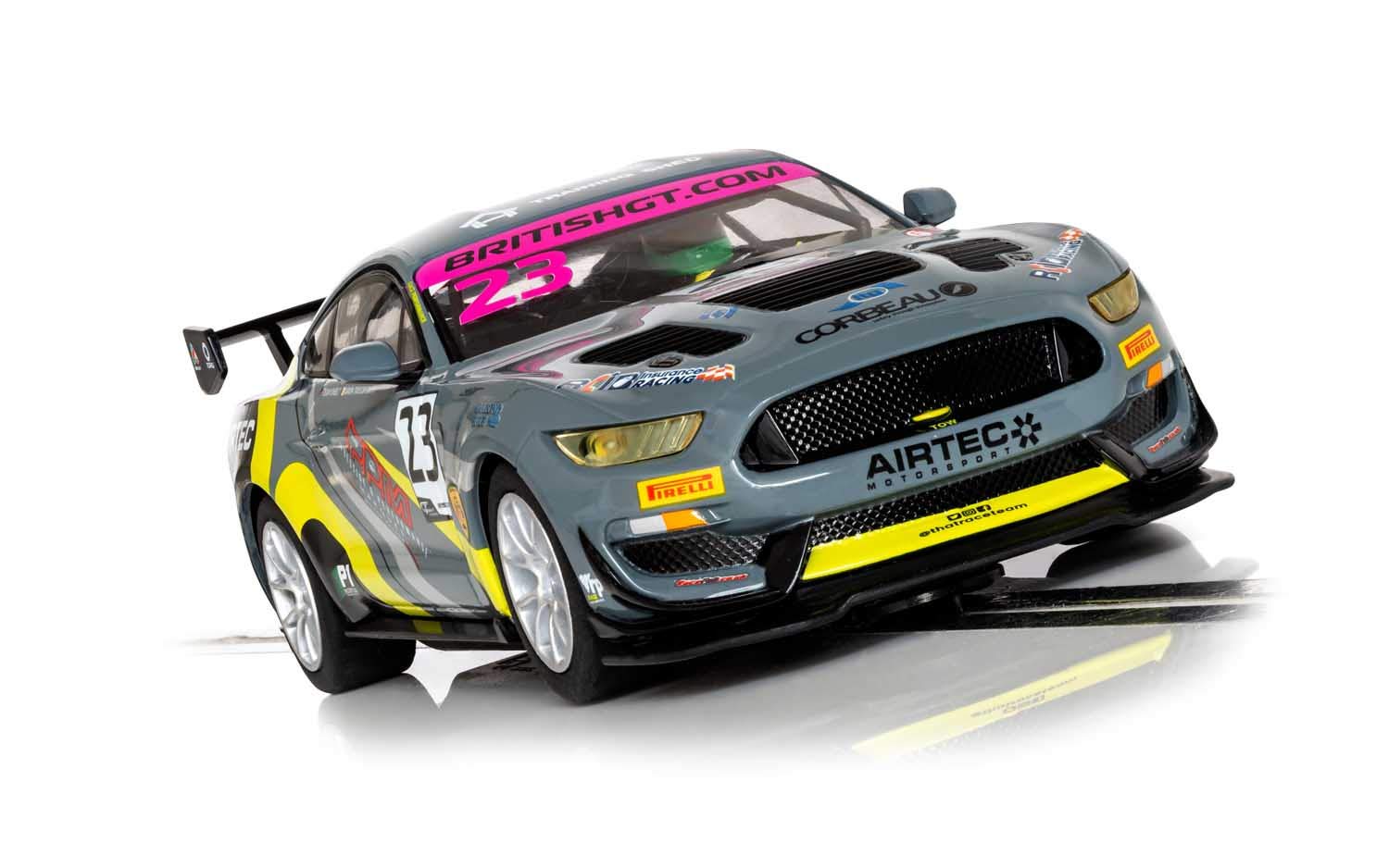 Scalextric Ford Mustang GT4 British GT 2019 1:32 Slot Car C4182