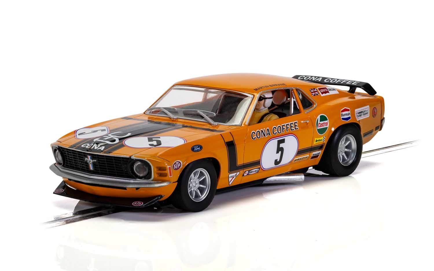 Scalextric Ford Mustang Boss 302 Martin Birrane #5 1:32 Slot Race Car C4176