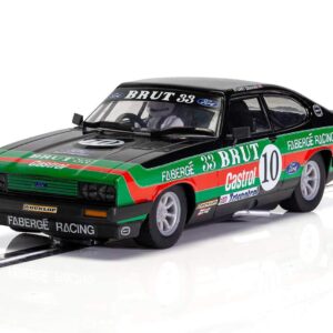 Scalextric Ford Capri MK III Brut Castrol 1:32 Slot Race Car C4101