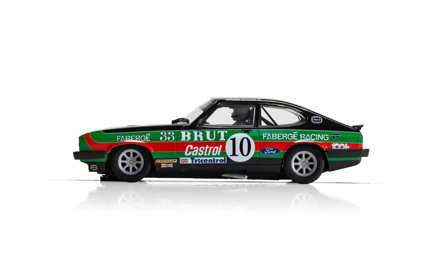 Scalextric Ford Capri MK III Brut Castrol 1:32 Slot Race Car C4101