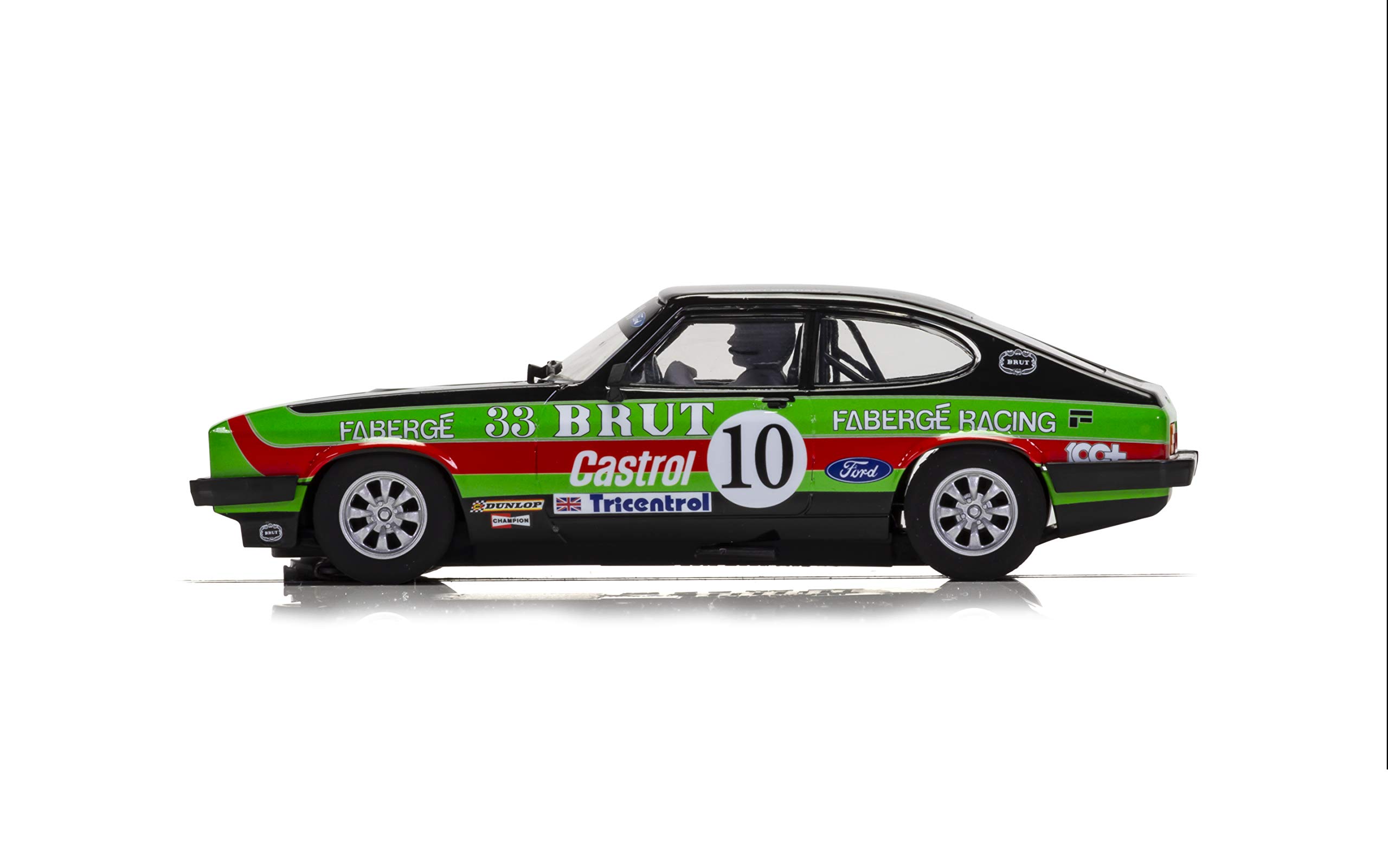 Scalextric Ford Capri MK III Brut Castrol 1:32 Slot Race Car C4101