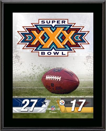 Sports Memorabilia Dallas Cowboys 10.5" x 13" Sublimated Super Bowl Champion Plaque Bundle - NFL Team Plaques and Collages