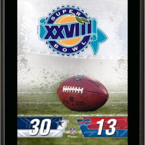 Sports Memorabilia Dallas Cowboys 10.5" x 13" Sublimated Super Bowl Champion Plaque Bundle - NFL Team Plaques and Collages