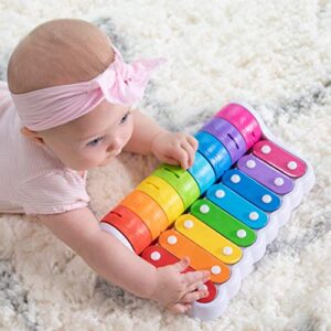 Fat Brain Toys Rock 'N Roller Piano - Musical Bells for Babies & Toddlers