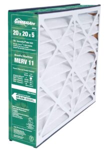 generalaire reservepro # 4556 20" x 20" x 5" air filter, merv 11-6fm2020 (1-pack)