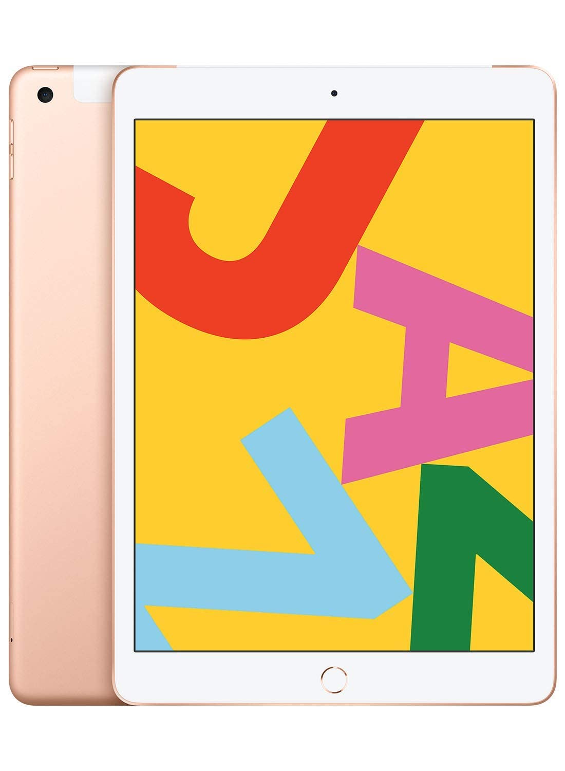 2019 Apple iPad (10.2-inch, Wi-Fi + Cellular, 32GB) - Gold (Renewed)