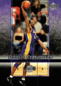 2003-04 upper deck rookie exclusives #59 kobe bryant basketball card lakers