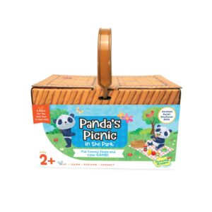 Peaceable Kingdom Games for Parents & Their 2-Year-olds: Panda’s Picnic in The Park - Toddler & Preschool Board Game of Matching Colors & Shapes