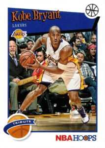 2019-20 panini nba hoops #282 kobe bryant basketball card lakers - tribute