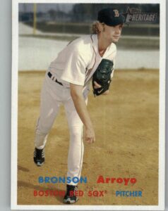 2006 topps heritage #287 bronson arroyo nm-mt sp boston red sox baseball mlb