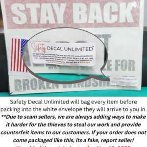 Safety Decal Unlimited Danger Do Not Touch This Will Kill You Electrical Shock Hazard High Voltage Electrocution Warning Label Sticker Decal Peel & Stick Red Black White Made in USA