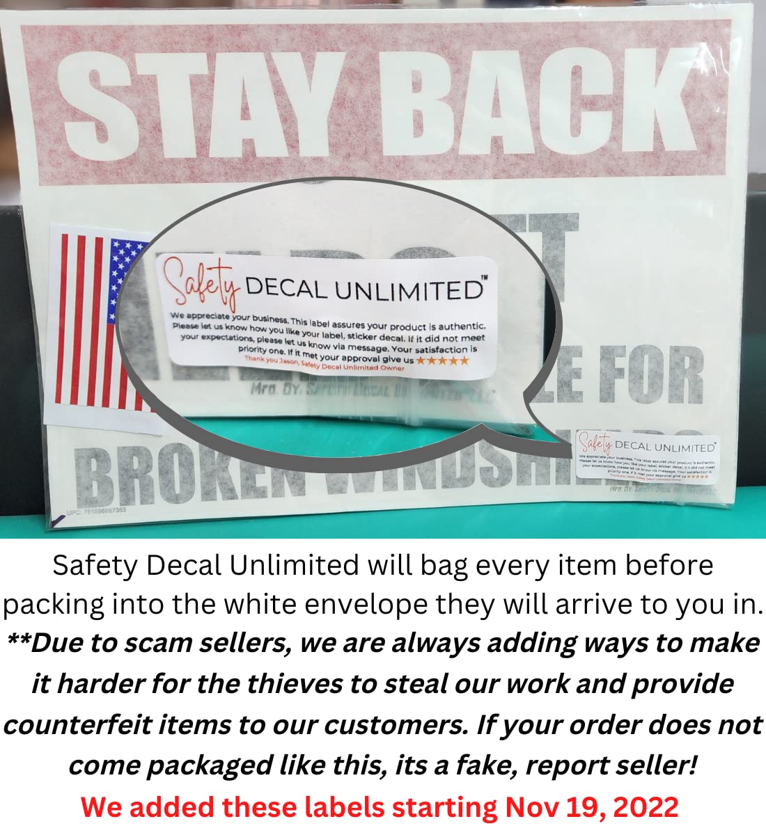 Safety Decal Unlimited Danger Do Not Touch This Will Kill You Electrical Shock Hazard High Voltage Electrocution Warning Label Sticker Decal Peel & Stick Red Black White Made in USA