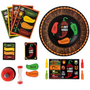 Spin Master Games Hot Words, Word Guessing Party Game, Board Game for Ages 12 & up, by Spin Master