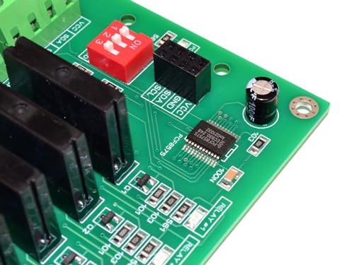 IOT Electronic 16 Channel I2C Solid State Relay Module Compatible for Arduino, Raspberry SSR 110V 240V Maximum Current per Relay – 2A Peak On Board LED Indicator with PCF8575 chip