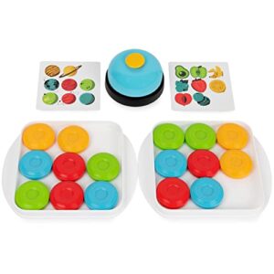 Spin Master Games Quick Pucks, Pattern Matching On-The-Go Puzzle Game, for Adults and Kids Ages 8 and up