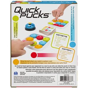 Spin Master Games Quick Pucks, Pattern Matching On-The-Go Puzzle Game, for Adults and Kids Ages 8 and up