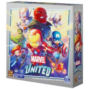 Marvel United, Award-Winning Superhero Cooperative Multiplayer Strategy Card Game Captain America Hulk, for Adults, Families and Kids Ages 14 and up