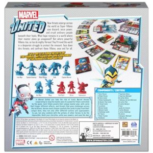 Marvel United, Award-Winning Superhero Cooperative Multiplayer Strategy Card Game Captain America Hulk, for Adults, Families and Kids Ages 14 and up