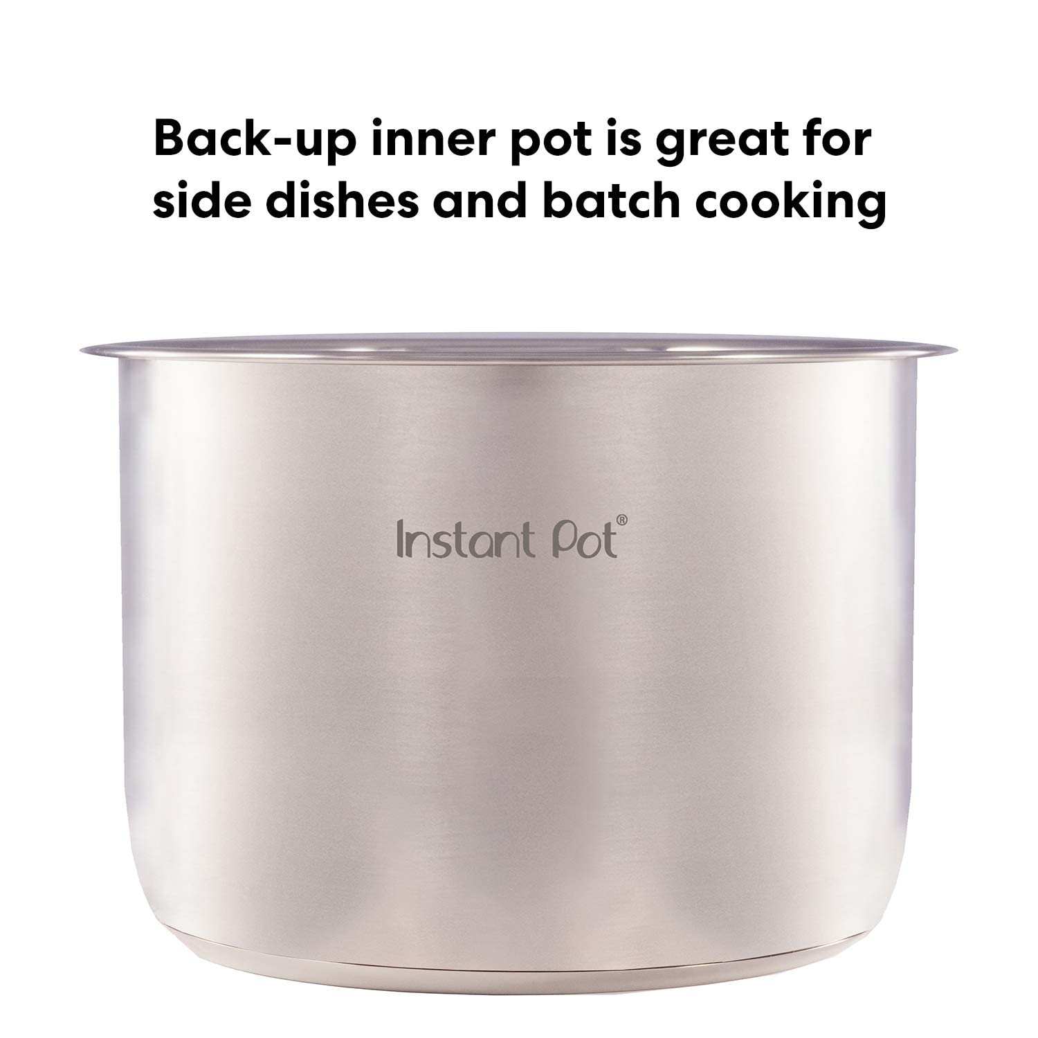 Instant Pot IP-POT-SS304-60 Genuine Stainless Steel Inner Cooking Pot - 6 Quart & Silicone Cover 5 & 6 quart