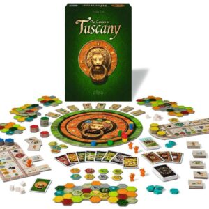 Ravensburger The Castles of Tuscany Strategy Game for Ages 12 & Up - A Fast, Strategic Game of Region Building During The Italian Renaissance